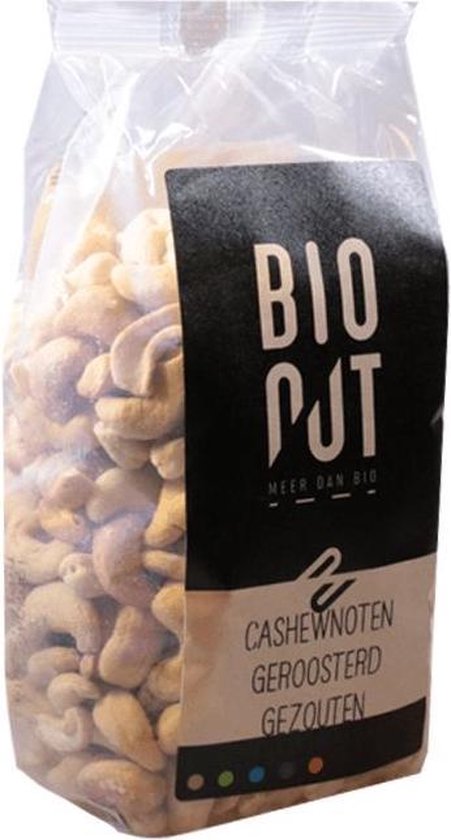 Bionut Cashewnoten geroosterd gezouten bio 500 gram | bol.com