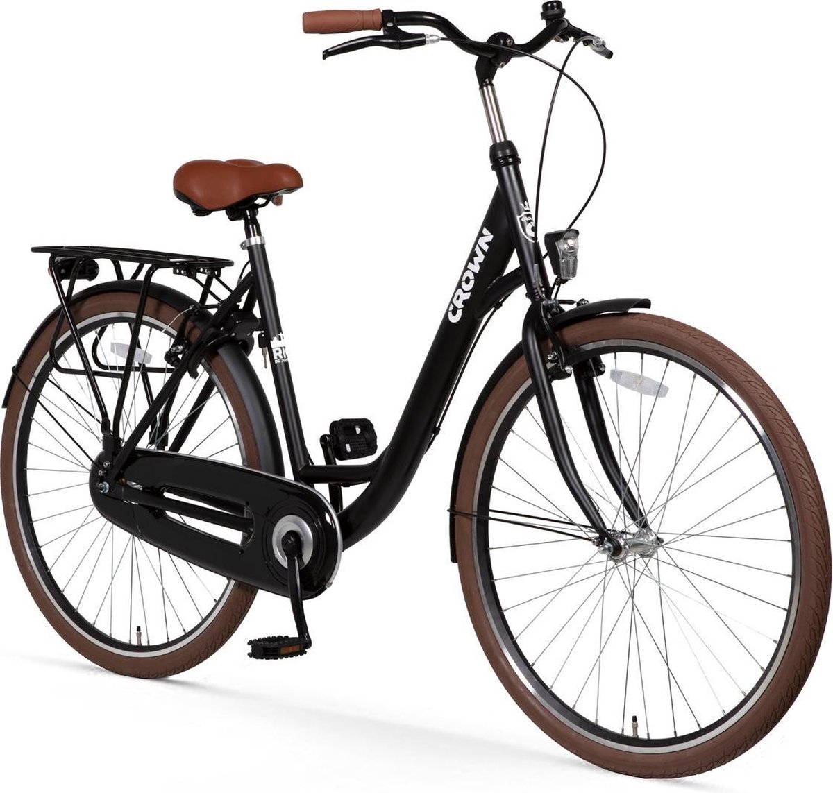 Crown Rio Damesfiets 28 inch 53cm Zwart | bol.com