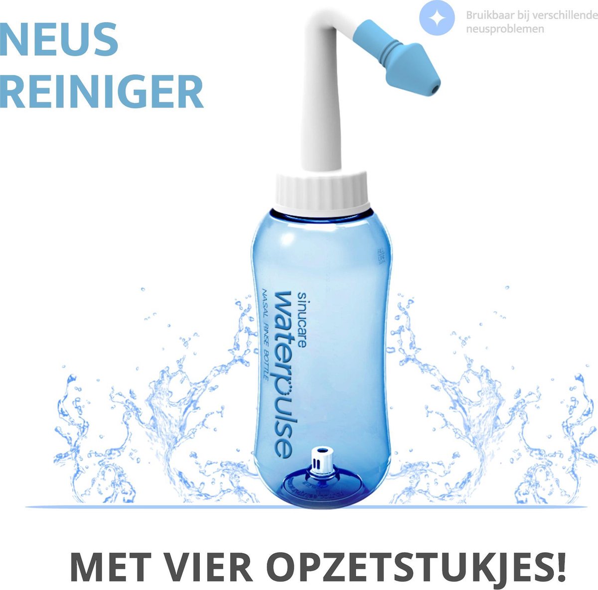 bol.com | Neus Spoeler - INCLUSIEF VIER OPZETSTUKJES - Waterpuls ...