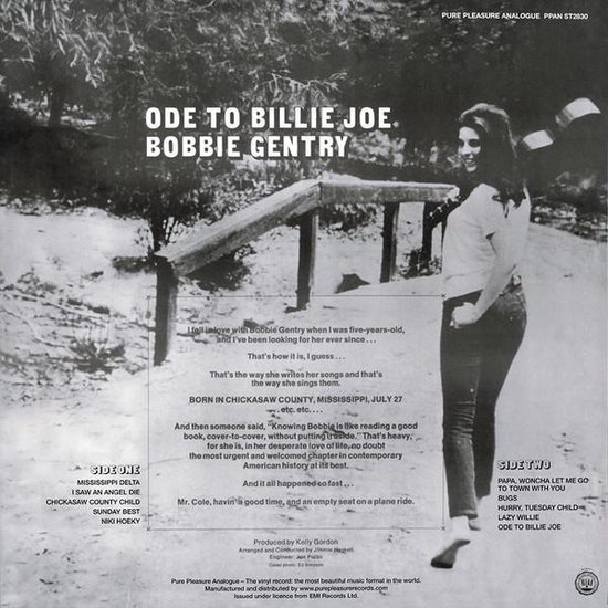 Bobbie Gentry - Ode To Billie Joe (LP) (Limited Edition) (Remastered ...
