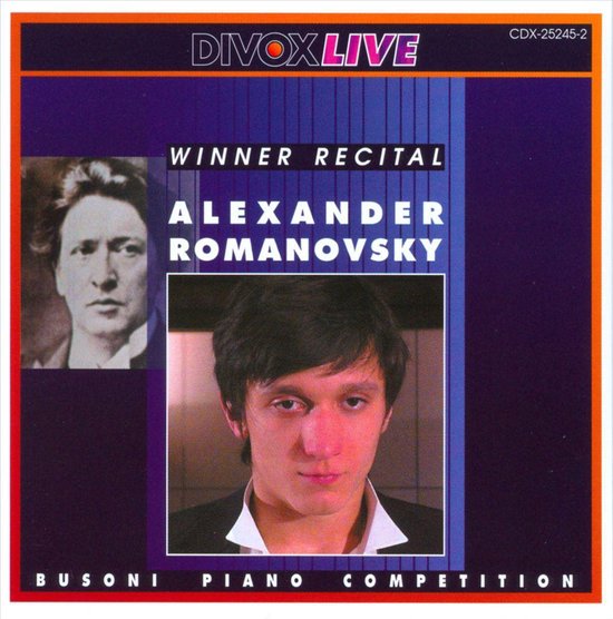 Romanovsky: Winner Recital *d*, Alexander Romanovsky | CD (album ...