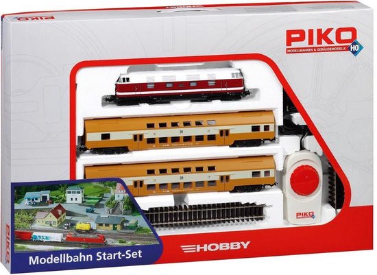 Piko 57135 H0 Startset DR dieselloc met dubbeldekkers | bol