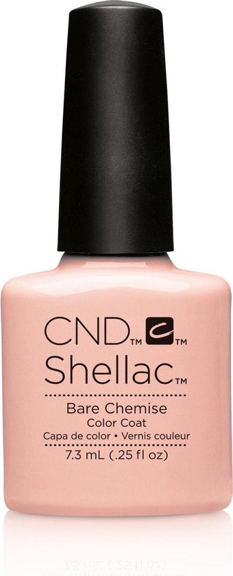 CND - Colour - Shellac - Gellak - Bare Chemise - 7,3 ml | bol