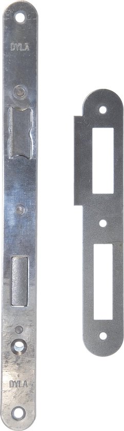 Dyla 102: cilinderslot 110/55 Voorplaat: 22mm afgerond gelakt | bol