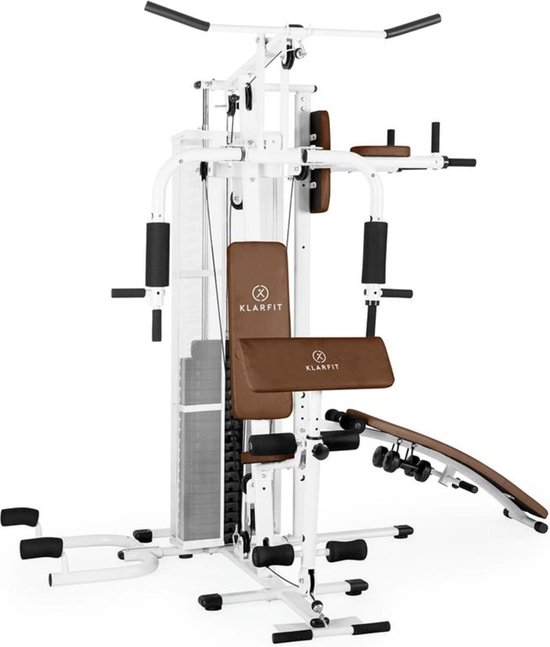 Ultimate Gym 5000 multifunctioneel fitness-station wit | bol