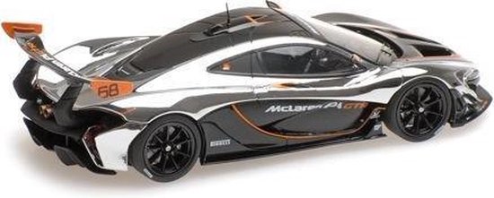 McLaren P1 GTR Chrome and Gloss Black | bol.com