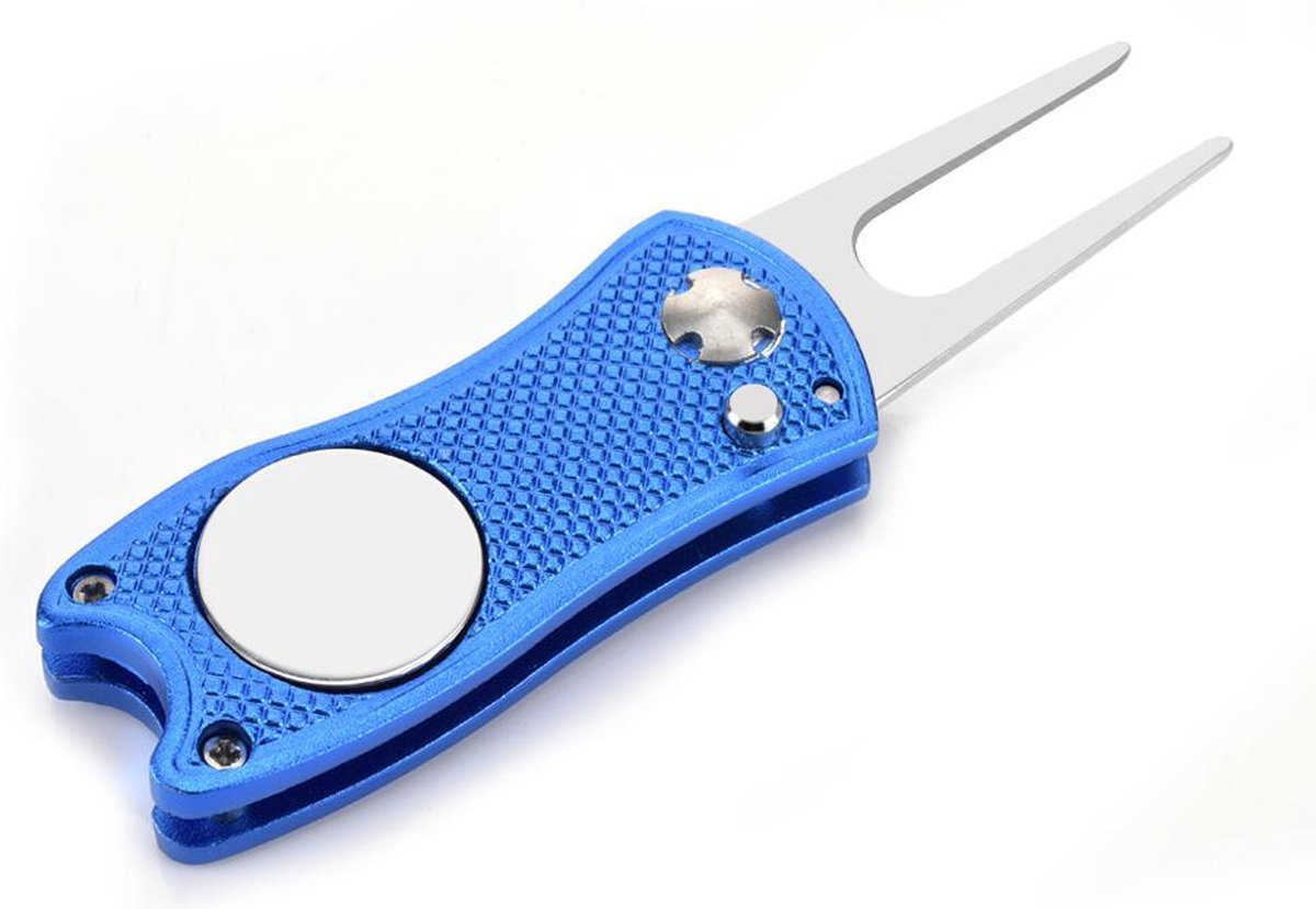 Firsttee - Pitchfork golf - Opvouwbaar - INCLUSIEF MARKER - Blauw ...