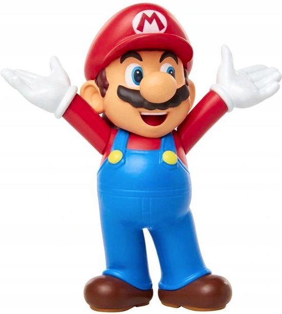 Super Mario Mini Action Figure - Mario (Arms Up) | bol