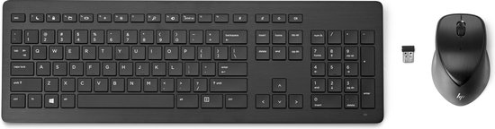 HP 950MK Toetsenbord en Muis set - RF Draadloos - Zwart - Zwitserse ...
