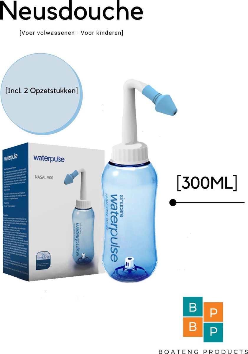 Neusdouche - Neusreiniger - Neusspoeling - Hooikoorts - Verkoudheid ...