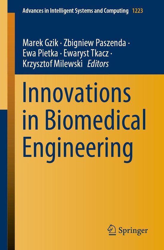 Advances in Intelligent Systems and Computing 1223 - Innovations in Biomedical... | bol.com