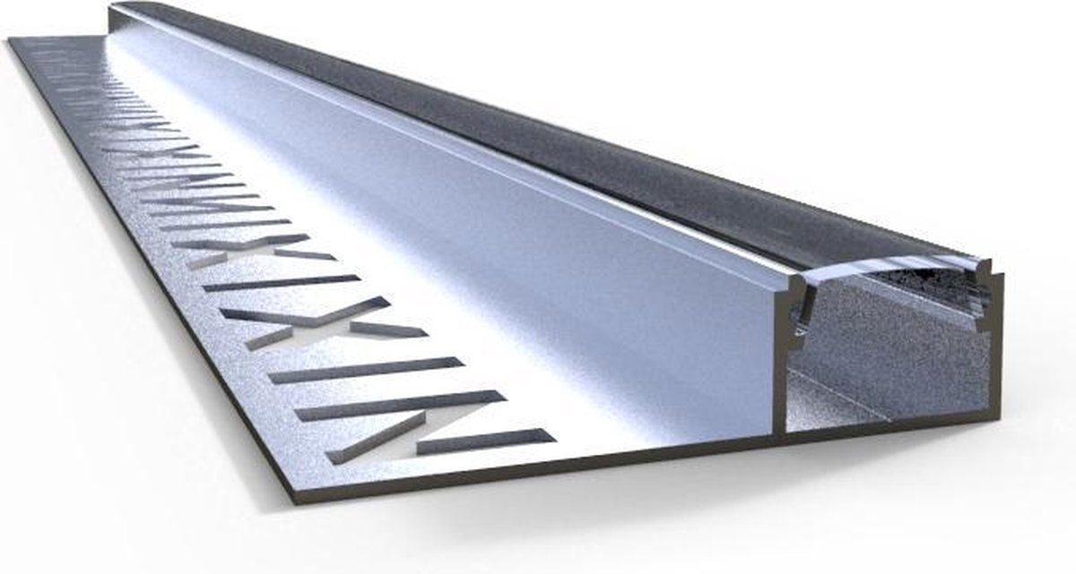 Stucprofiel - Voor LED-strips tot 12,4mm - Per Meter | bol.com