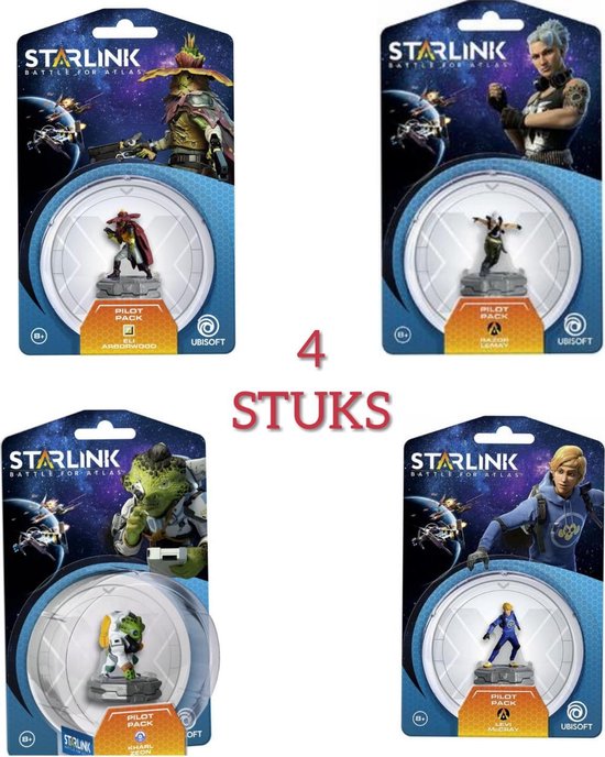Starlink battle for atlas pilot pack 4 stuks - Kharl zeon - Razor lemay ...