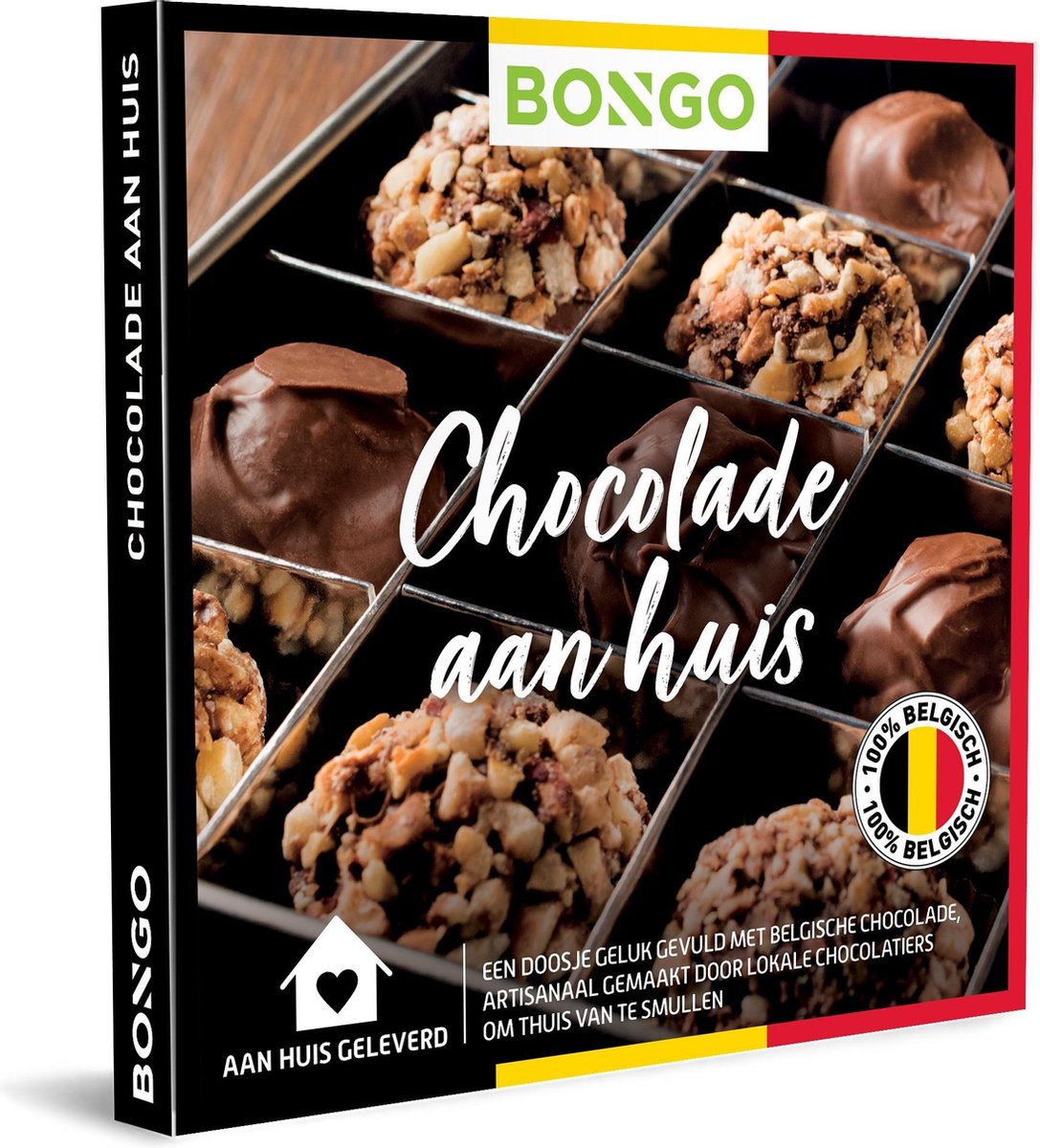 Bongo Bon - Chocolade aan huis Cadeaubon - Cadeaukaart cadeau voor man ...