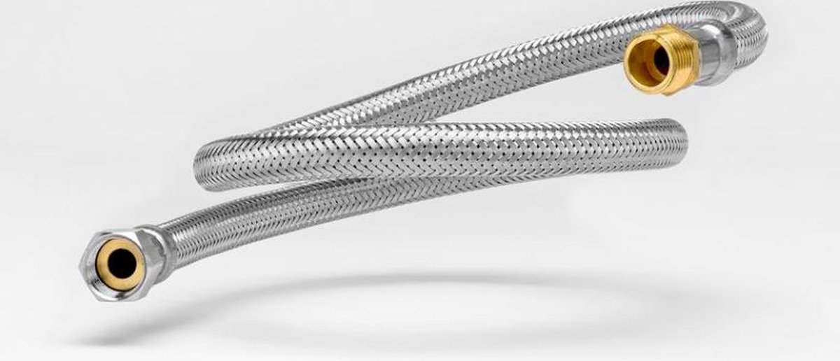 Flexibele Waterslang / Aansluitslang DN8 G3/8 - Bi/Bu 500mm | bol.com