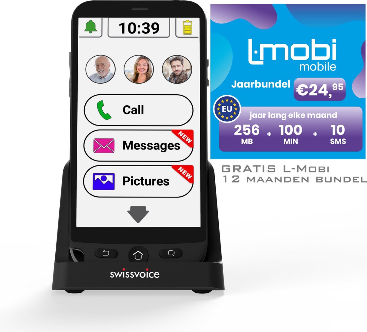 bol.com | SwissVoice G50 Senioren Smartphone