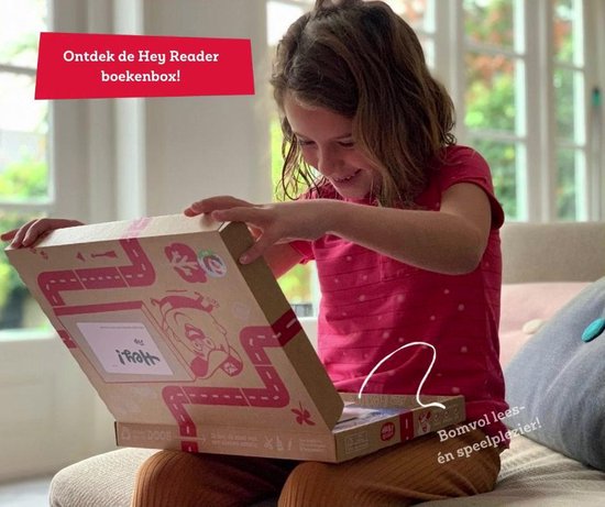 Hey Reader - Boekenbox 'zelf lezen' kinderboek met gratis leeskalender ...