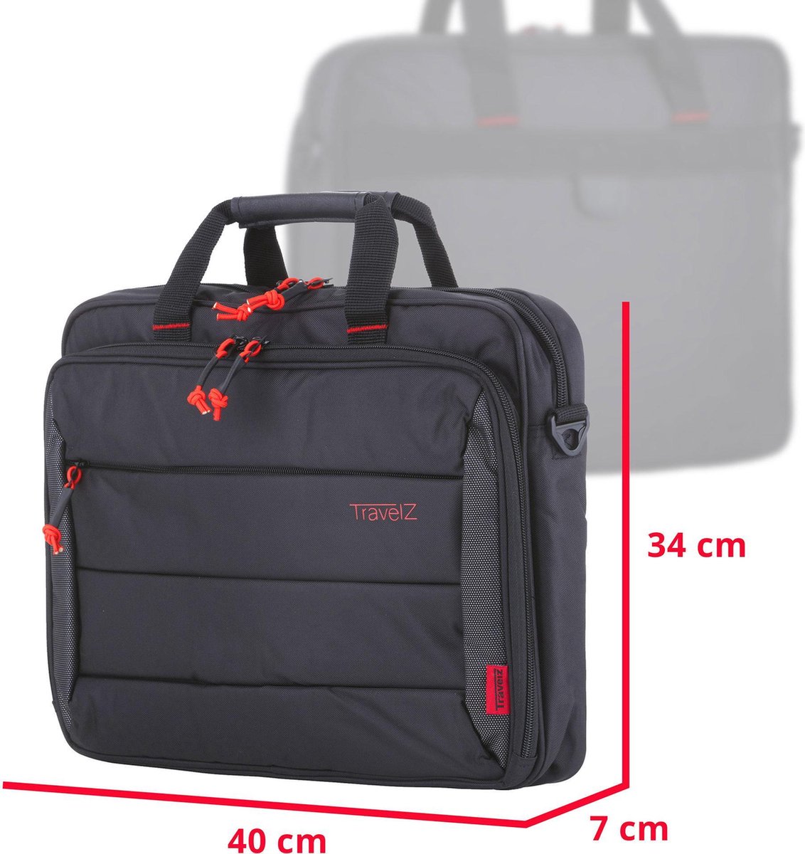 TravelZ Laptoptas 15 inch | Sportieve Lichtgewicht 15.6” Computertas ...