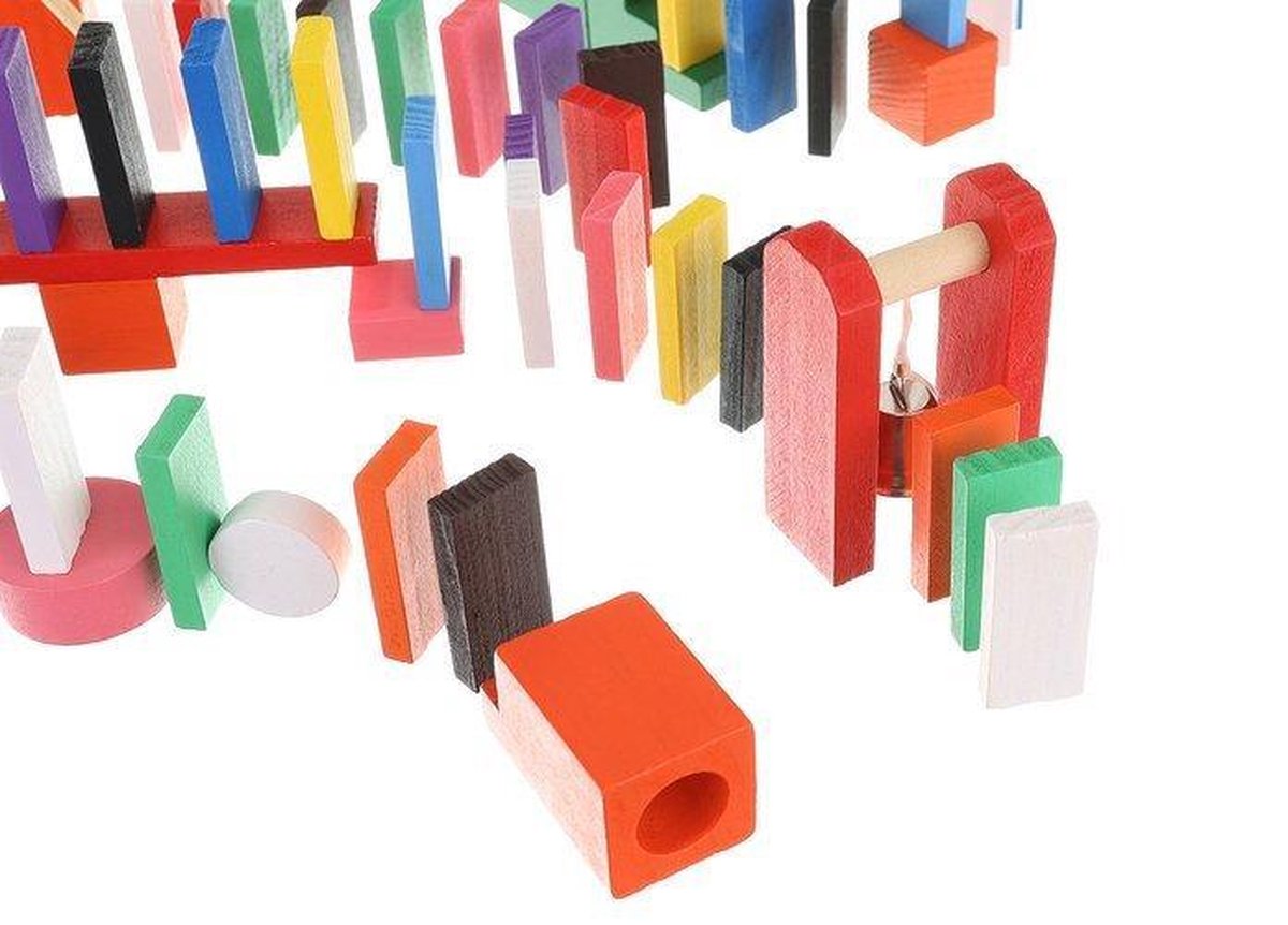 Domino stenen - 360 stuks - Domino hout set - Diverse kleuren - Puzzel ...