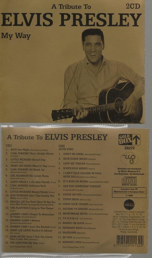 My Way, Elvis Presley | CD (album) | Muziek | bol