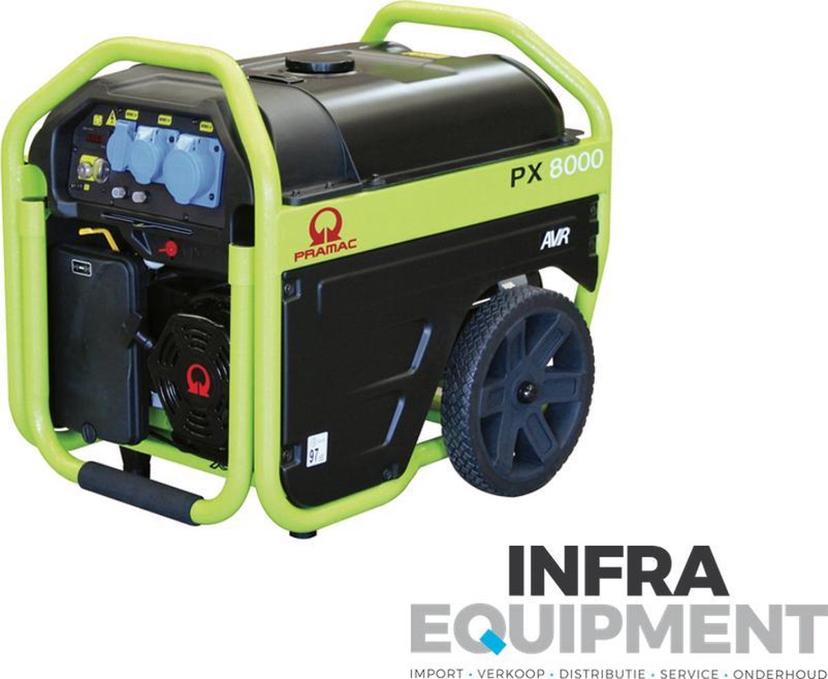PRAMAC PX8000 Benzine generator – 230V | bol
