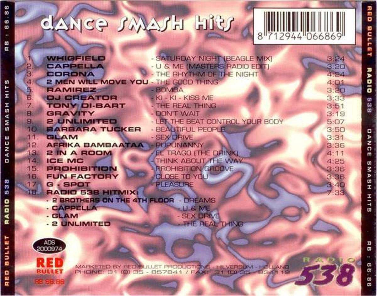 Radio 538 Dance Smash Hit, Various. | CD (album) | Muziek | bol