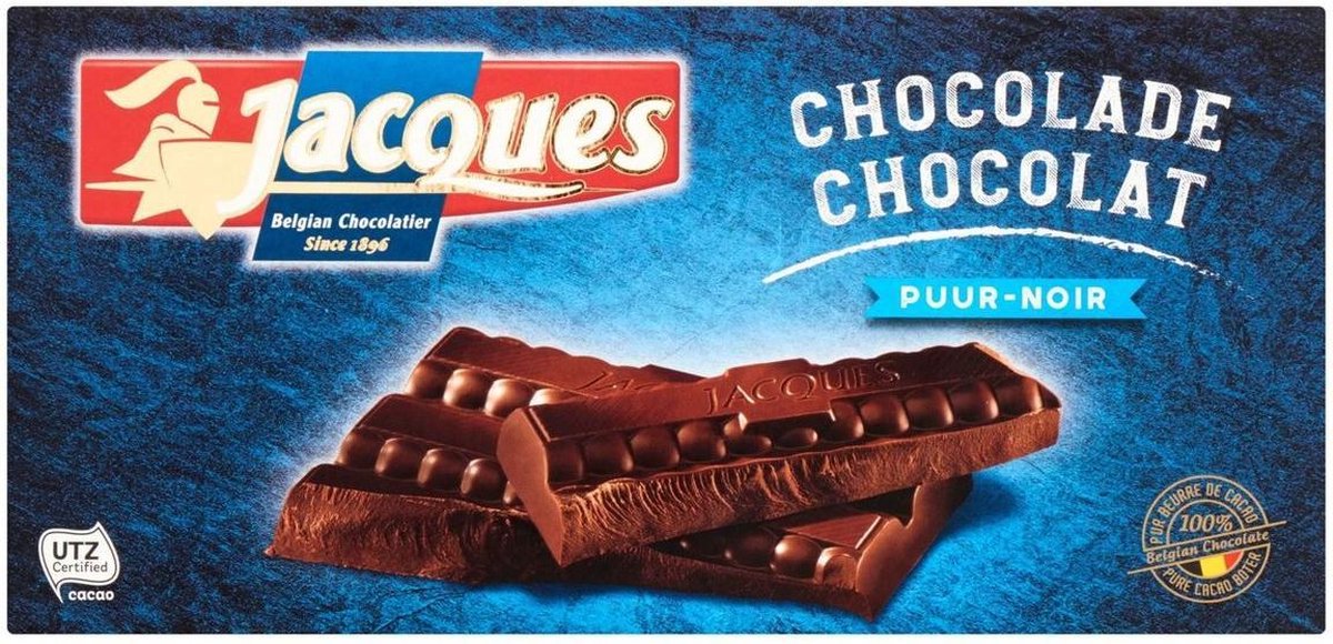 Jacques Belgische chocolade - Puur - 2x 200g | bol