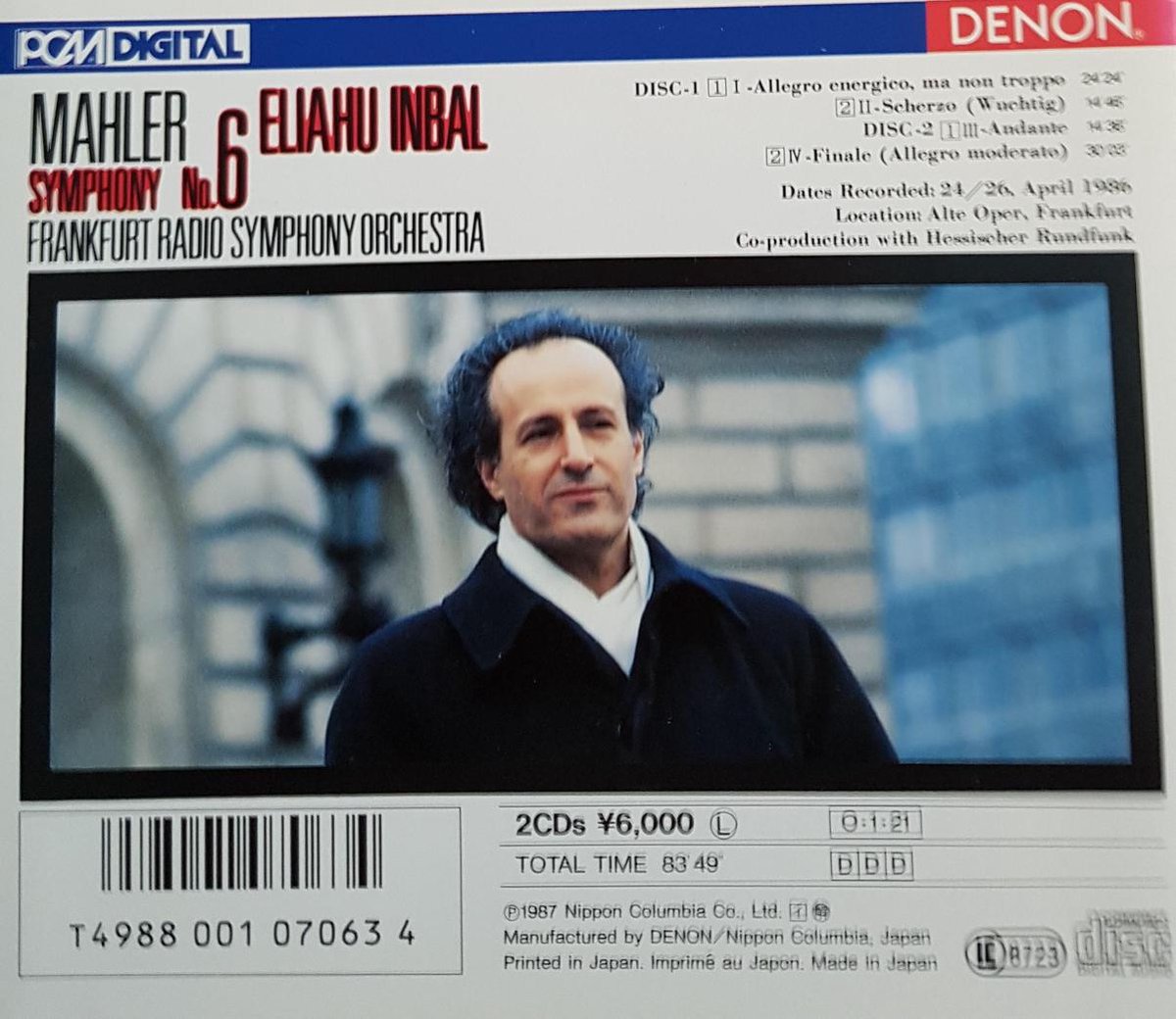 Mahler Symphony Nr. 6 Inbal, Inbal | CD (album) | Muziek | bol