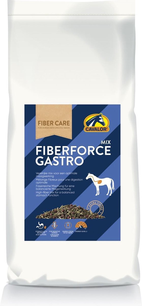 Cavalor Fiberforce Gastro - Paardenvoer - 15 kg | bol