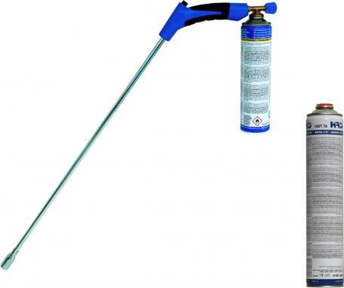 XL Bundel| PZ7000 Deluxe onkruidbrander met XL 750ml gasfles | bol.com