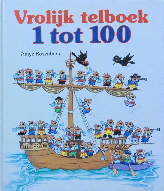 1-100 Vrolijk telboek, Amye Rosenberg | 9789061041900 | Boeken | bol