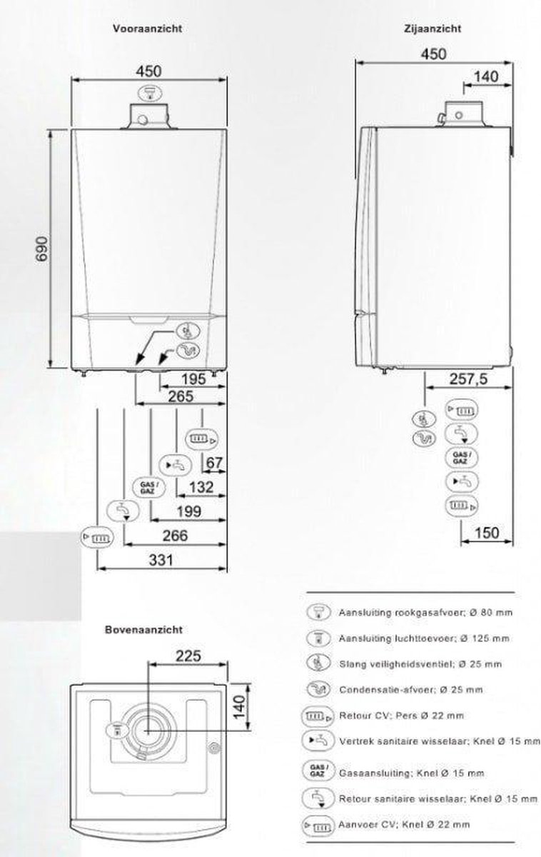 Remeha Calenta Ace 15 DS - Belgische cv-ketel | bol.com
