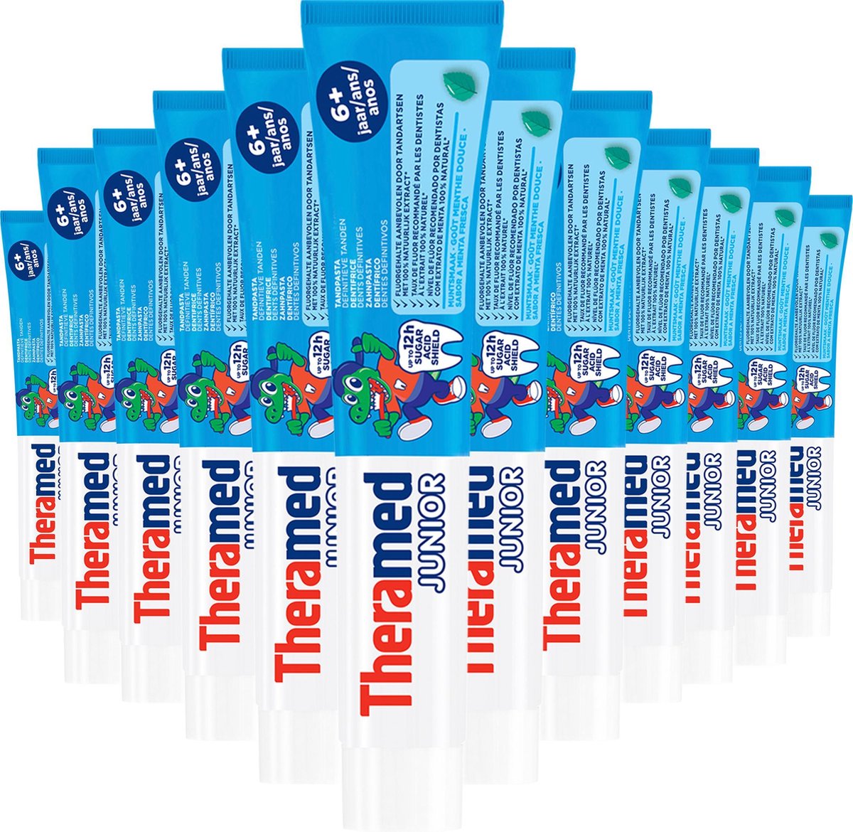 Theramed Junior Soft Mint 6+ Tandpasta 50 ml - 12 stuks ...