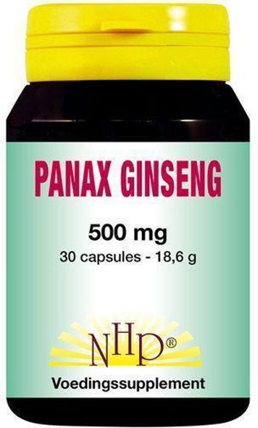 NHP Panax ginseng 500 mg 30 capsules | bol