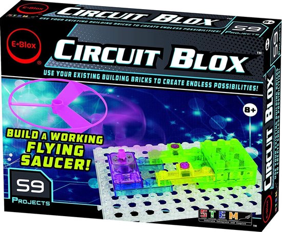 E-Blox Circuit Blox 59 project Student Set - Elektrokit Experimenten En ...