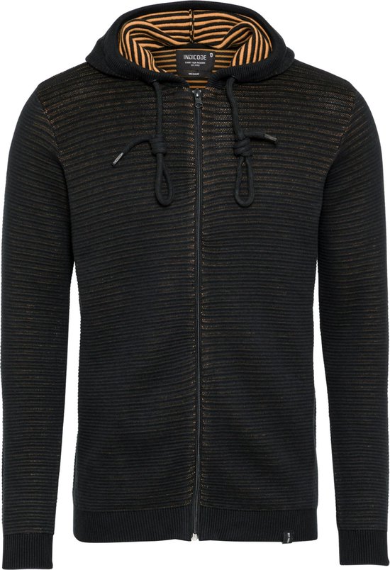 Indicode Jeans sweatvest algarotti Zwart-L | bol.com