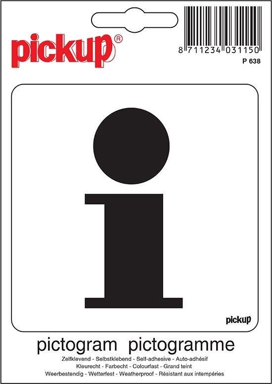 Pickup Pictogram 10x10 cm - Informatie | bol