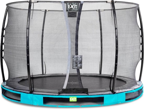 EXIT Elegant inground trampoline ø305cm met Economy veiligheidsnet ...