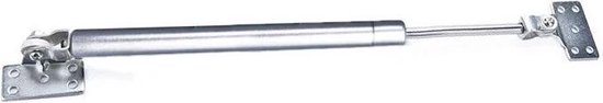 Universele gasveer (gasdrukveer) met beugels (350N/35kg, 490 mm, zilver ...