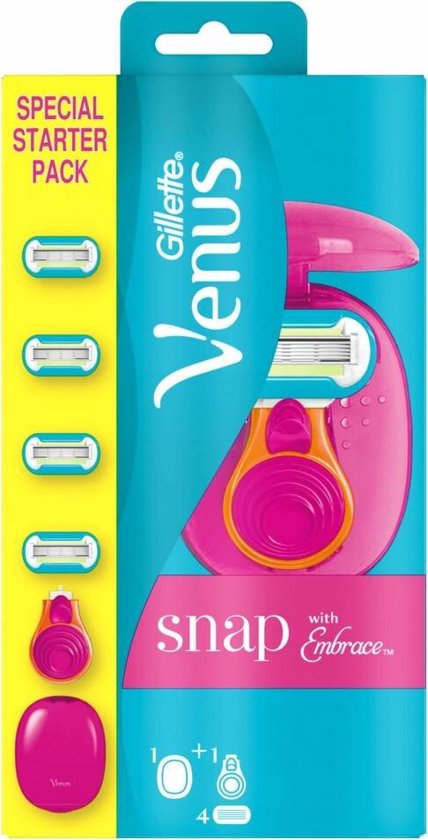 Venus Gillette Snap Women's Razor + 3 Mesjes | bol