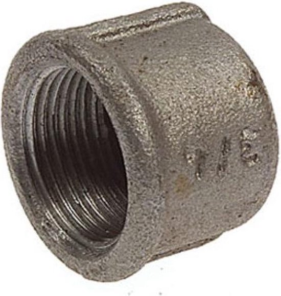 Nefit Ind Nr301 ronde dop binnendraad 1 zwart | bol.com