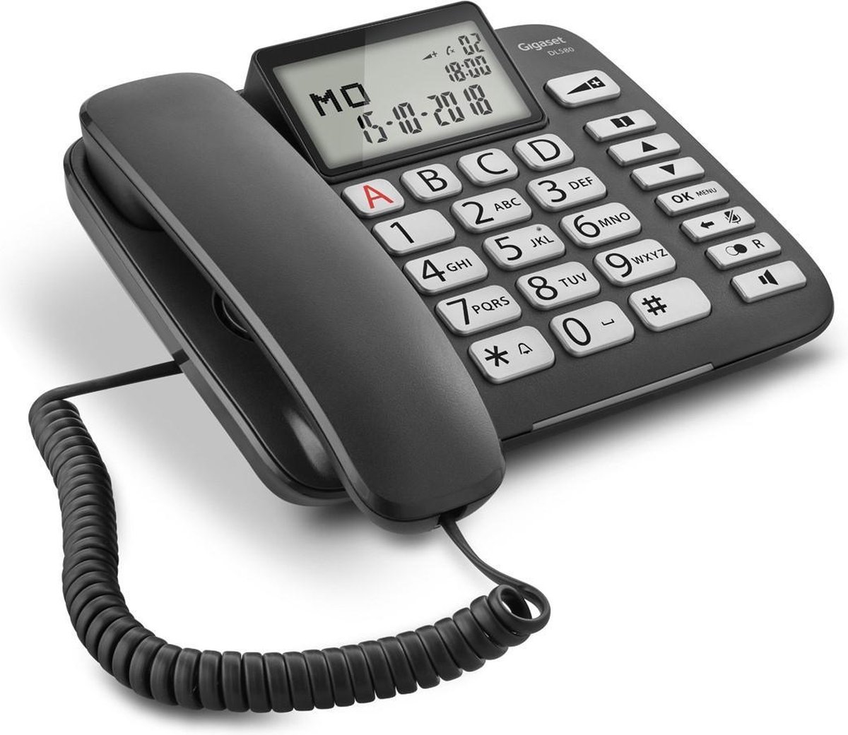 Gigaset DL580 - Vaste telefoon - Antraciet | bol.com