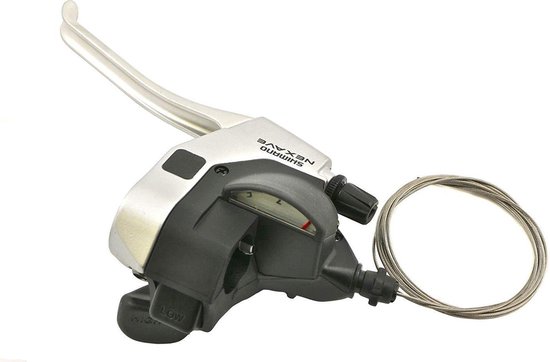 SHIMANO NEXAVE SHIFTER + REMGREEP 3 SPEED LINKS ZILVER | bol