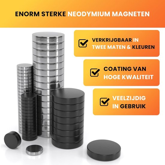 Magneten - Magnetische - Extra sterke magneten voor magneetborden - set ...