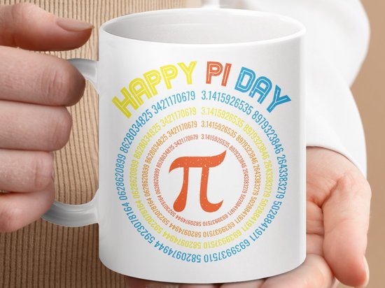Mok Happy Pi Day Wiskunde Nerdy Mok, Pi Getal, Wiskunde Liefhebber ...