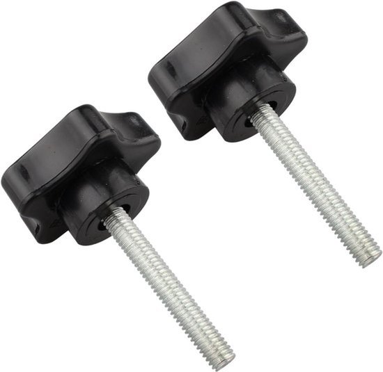 2 stks M6 x 40mm Draad Vervanging Ster Handknop Aanscherping Schroef ...
