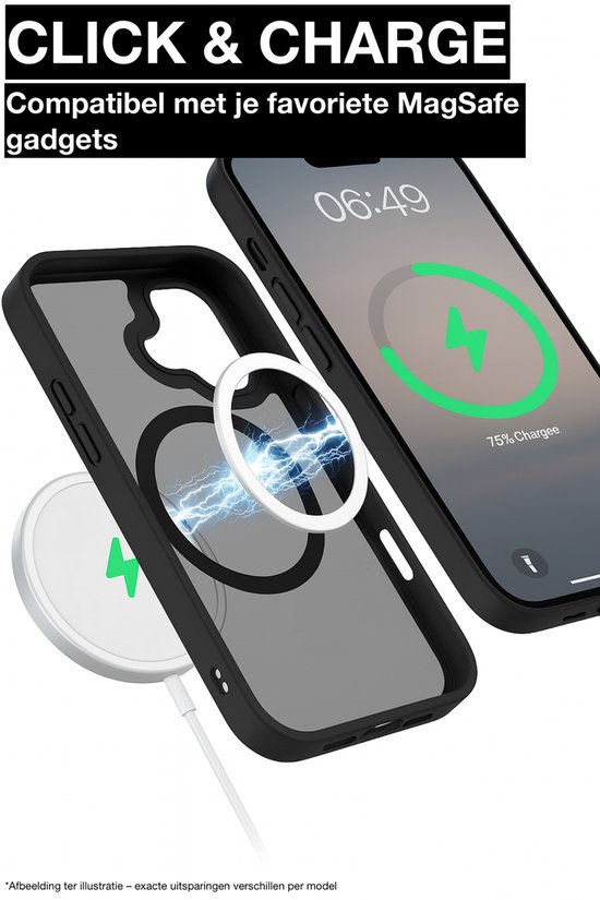 Hoesje geschikt voor iPhone 17 Pro met Pasjeshouder – Geschikt voor ...