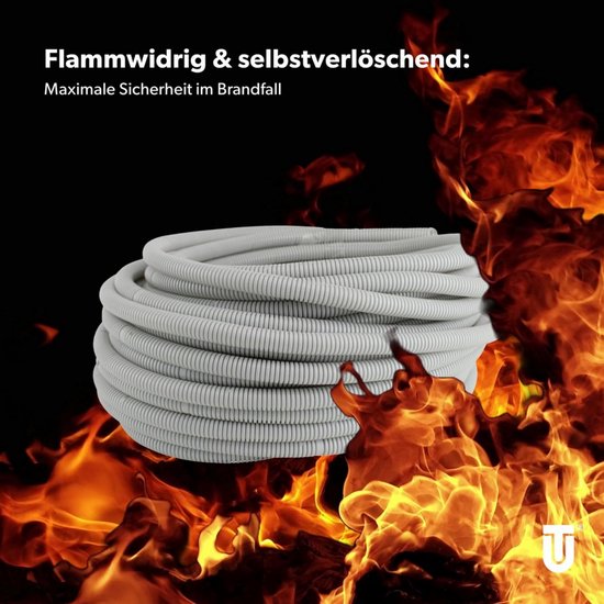 Flexibele PVC buis 10 m x 20 mm voor installatie en kabelbescherming | bol