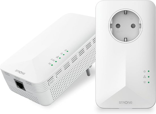 Powerline WiFi 1000 Duo, High-Speed WLAN-Adapter met Tot 300 m Bereik ...