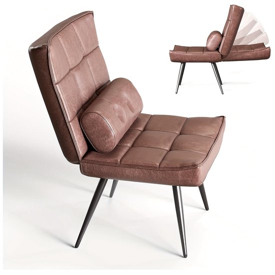 Relaxstoel – Verstelbare Fauteuil – Leesstoel – Bureaustoel ...